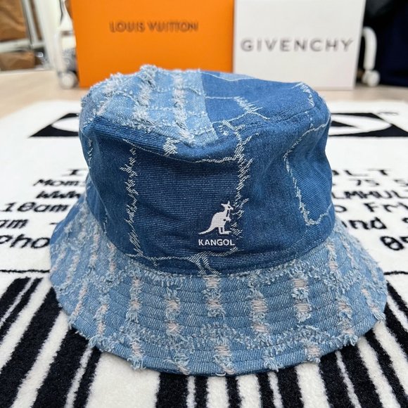 Kangol | Accessories | Kangol Distressed Denim Mashup Bucket Hat | Poshmark